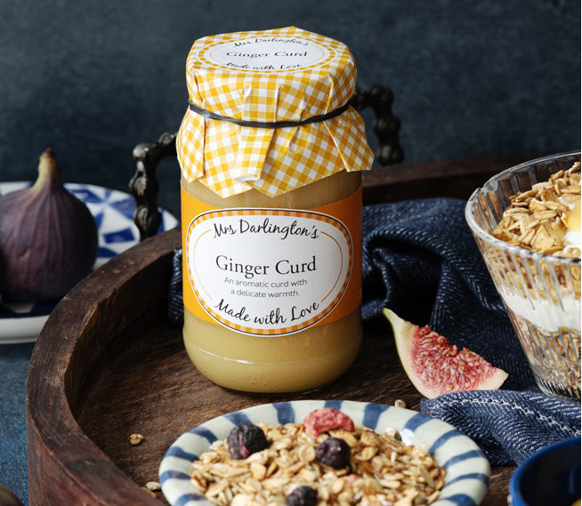 Mrs Darlingtons Ginger Curd 6x320g – Parkers Food Machinery Plus