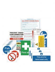 Essential Hygiene Sign Pack Containing 17 Hygiene and Safety Notice ...