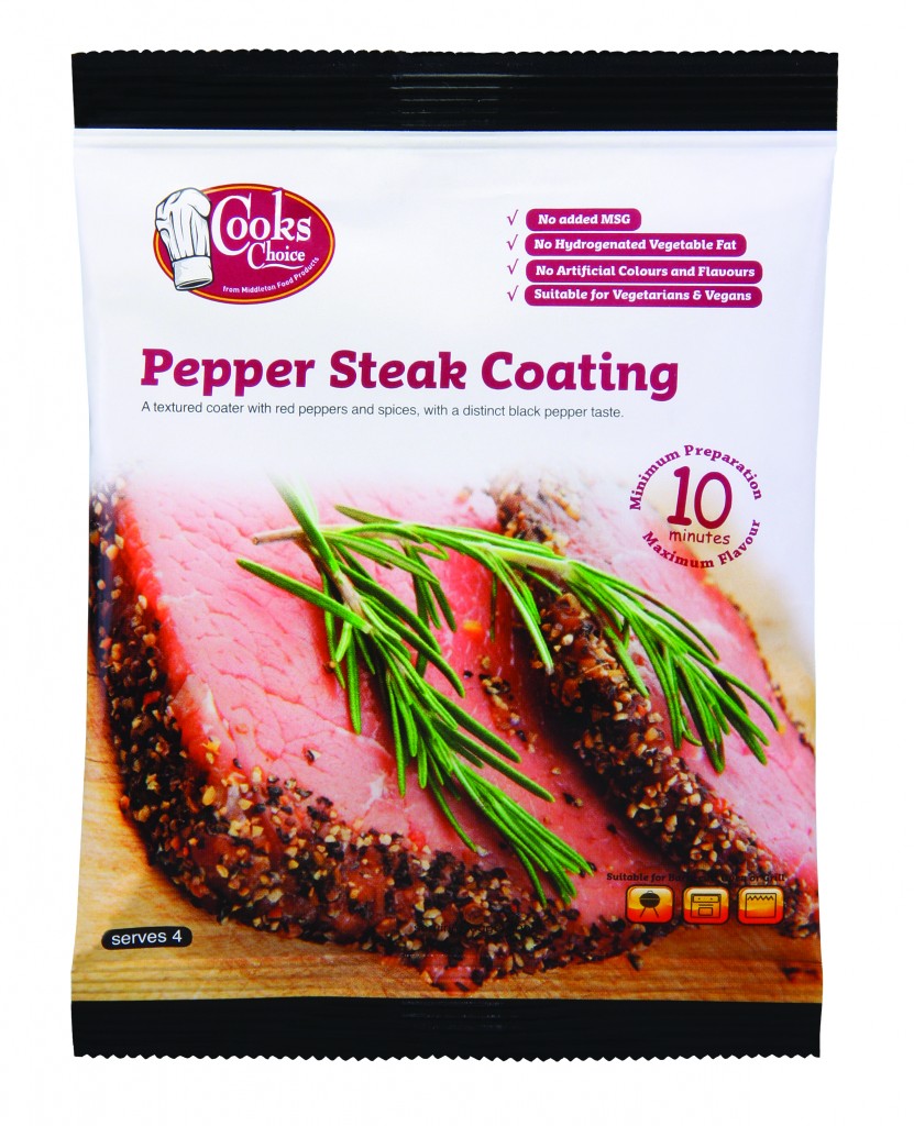 Cooks Choice Glaze Coater Pepper Steak 20x60g – Parkers Food Machinery Plus
